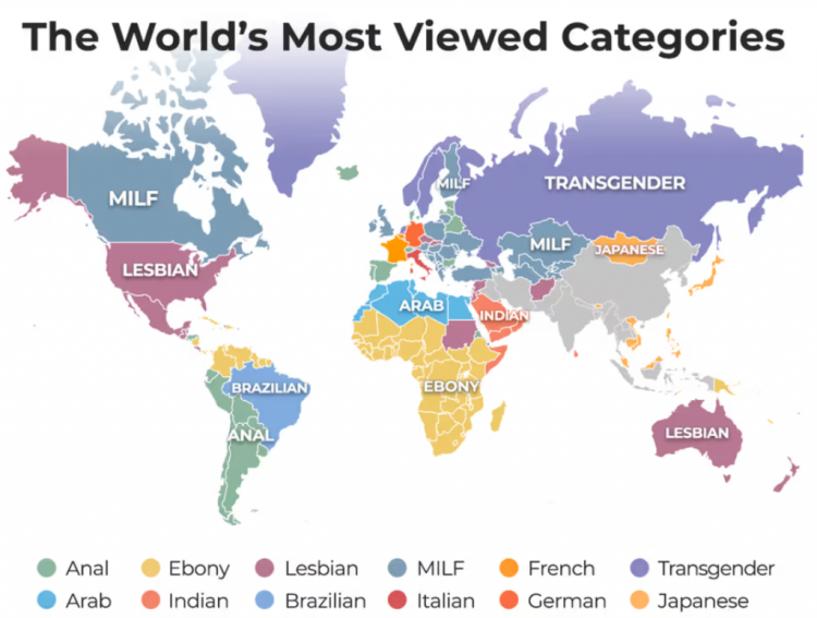 [详解] 全球最大成人网站Pornhub年度报告加拿大人爱看什么？ - 人在温哥华网 VanPeople.com